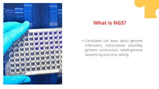 Next generation sequencing (NGS) training | PPT