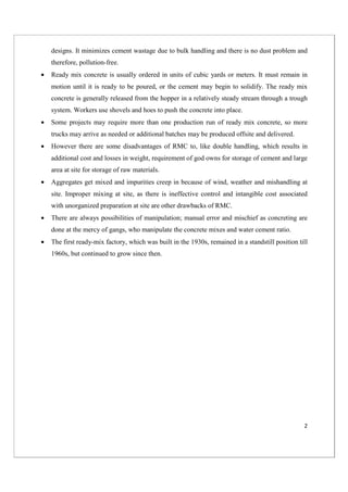 Rmc plant | PDF