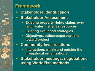 Community Action: Framework for Assessing Feasibility and Constraints ...