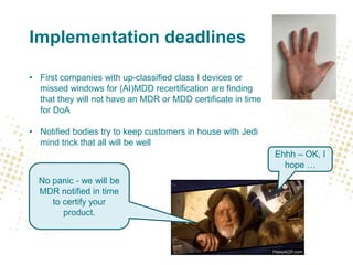 Legal aspects of the new EU Medical Devices Regulation - known and ...