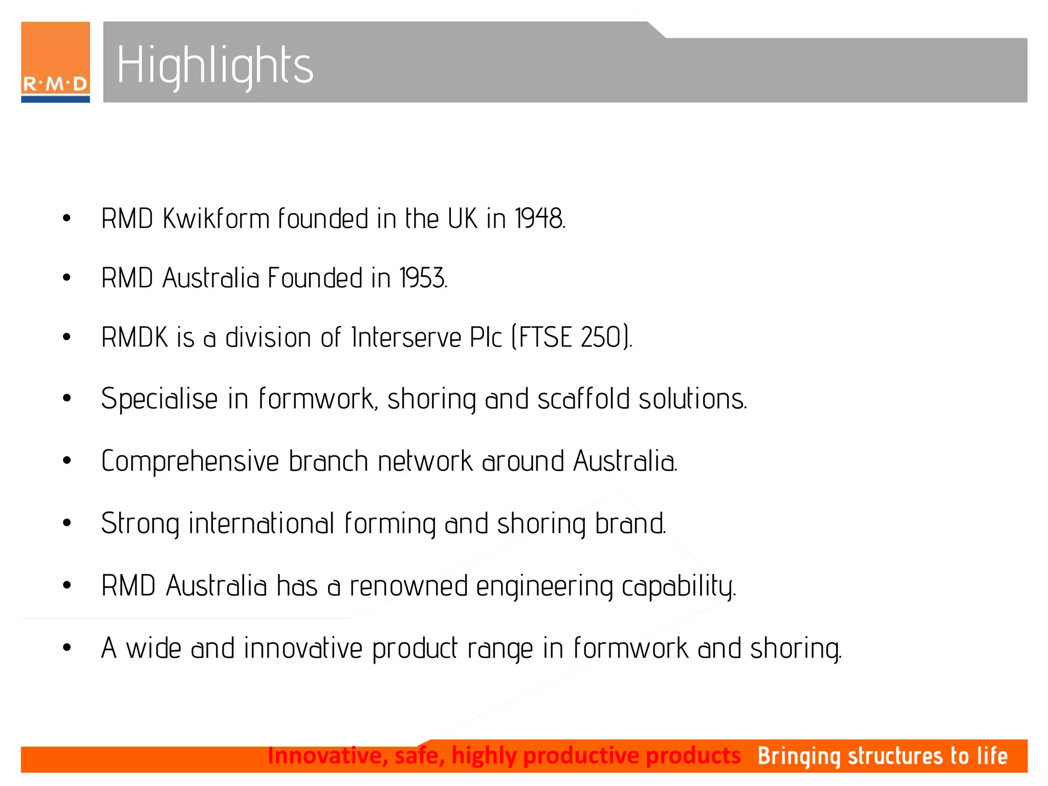 Rmd Australia corporate presentation | PDF