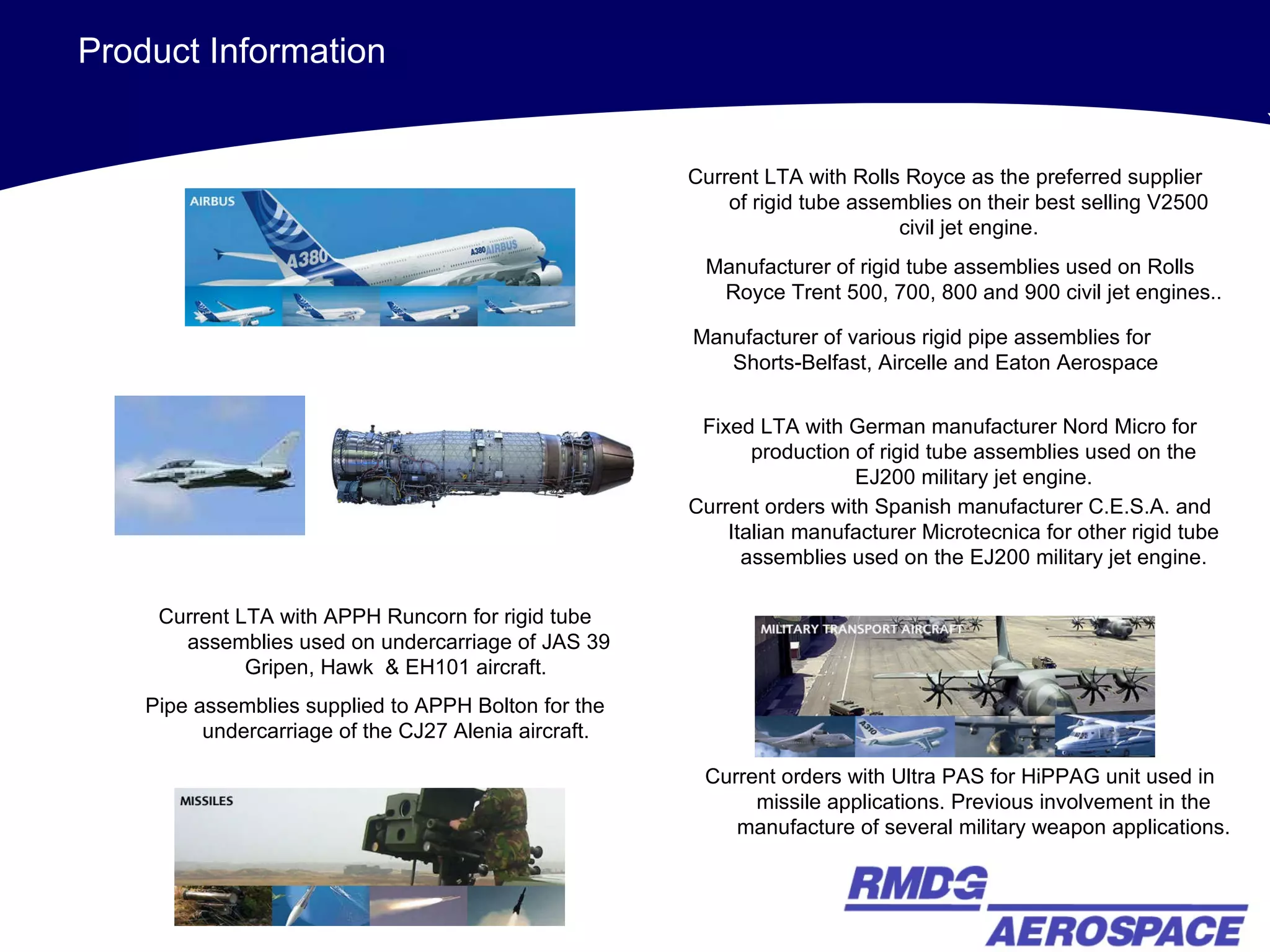 Rmdg Aerospace Presentation Powerpoint 97 | PPT