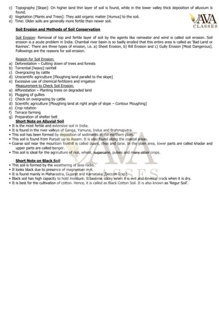 Resources and Development - Class 10 Geography Study Material PDF | PDF