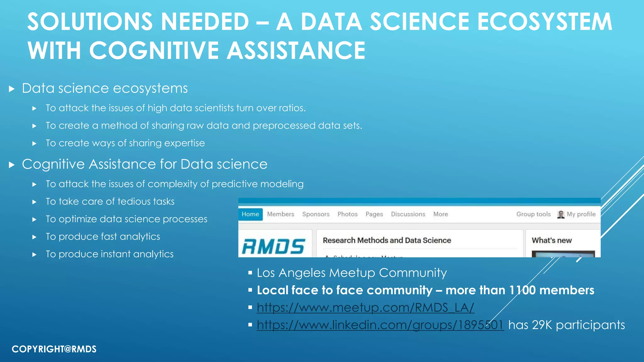 RMDS data science ecosystem approach | PDF | Internet | Computing