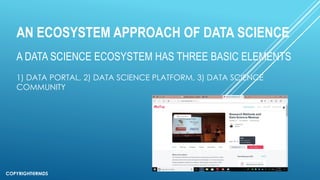 RMDS data science ecosystem approach | PDF | Internet | Computing