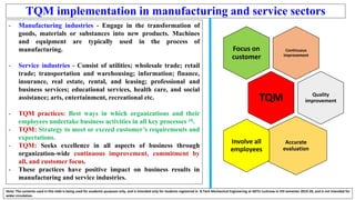 RME-085 TQM Unit-5 part 2 | PDF