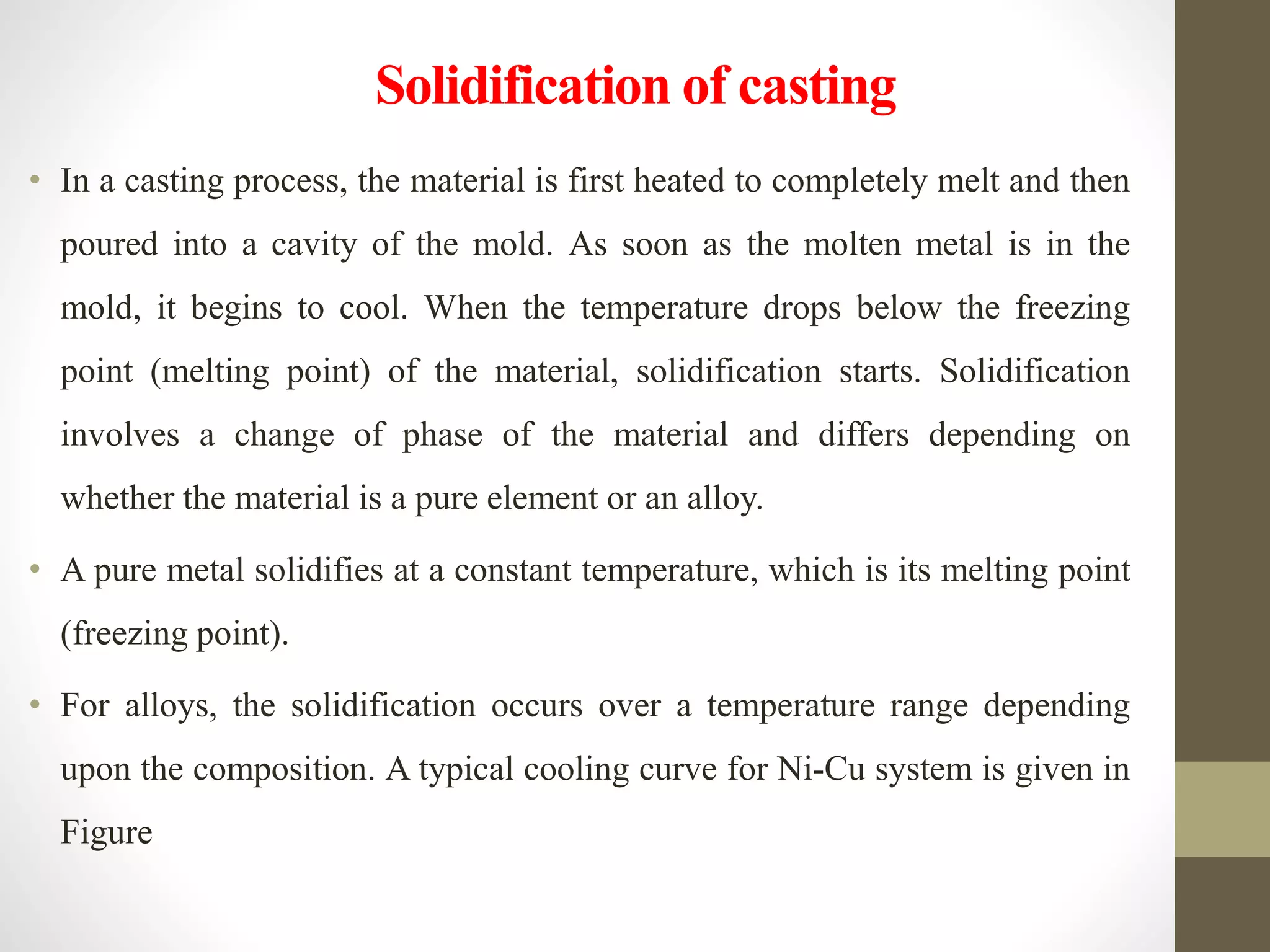 Casting of the metals | PPTX