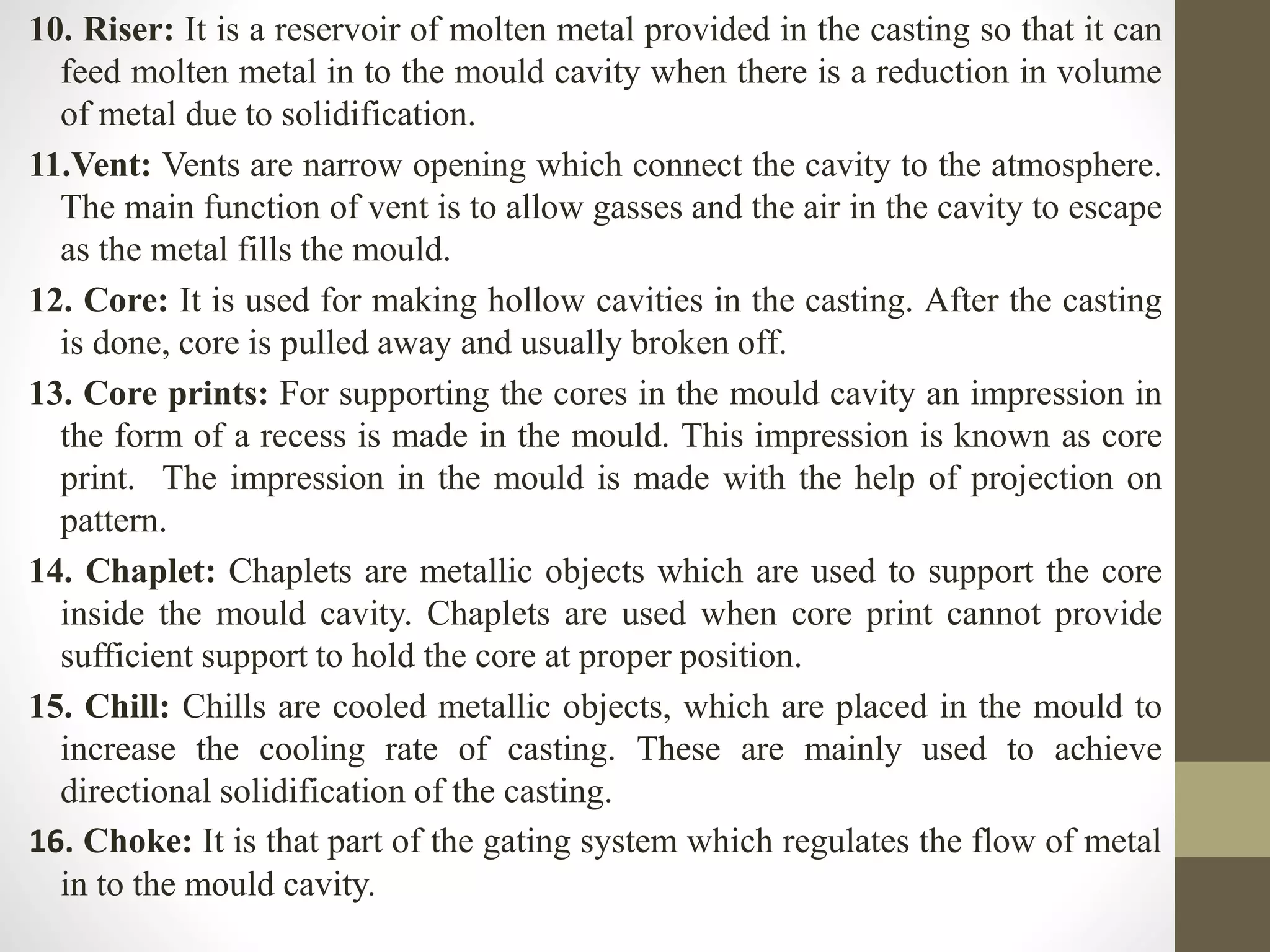 Casting of the metals | PPTX