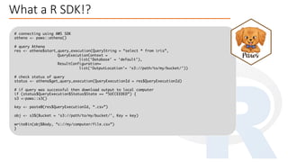 R and Athena … there is another way!? | PPT