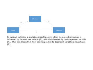 Mediation in R's lavaan package | PDF
