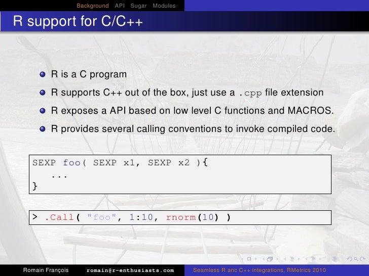 Rcpp Seemless R And C 8489