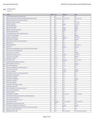 Rmf step-3-control-selection-nist-sp-800-53r4 | PDF