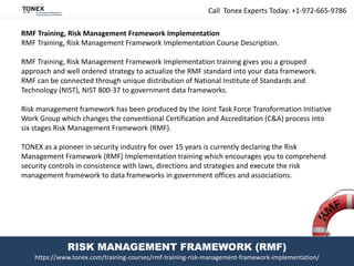 RMF Training, Risk Management Framework Implementation | PPTX