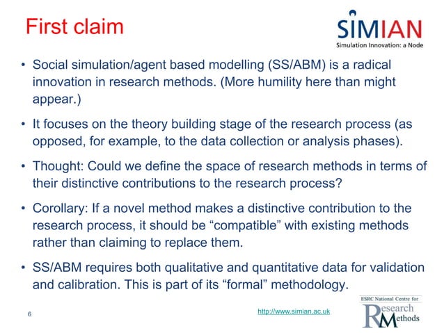What's Right About Social Simulation? | PPT