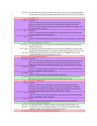 Risk Management Framework (RMF) STEP 4- Access Security Controls - NIST ...
