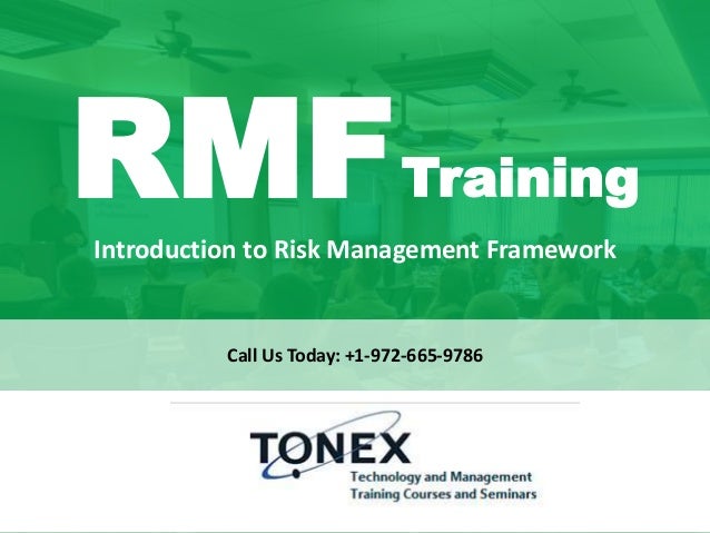 RMF Risk Management Framework Training