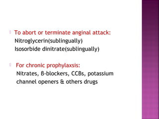 14.antianginal drugs | PPT