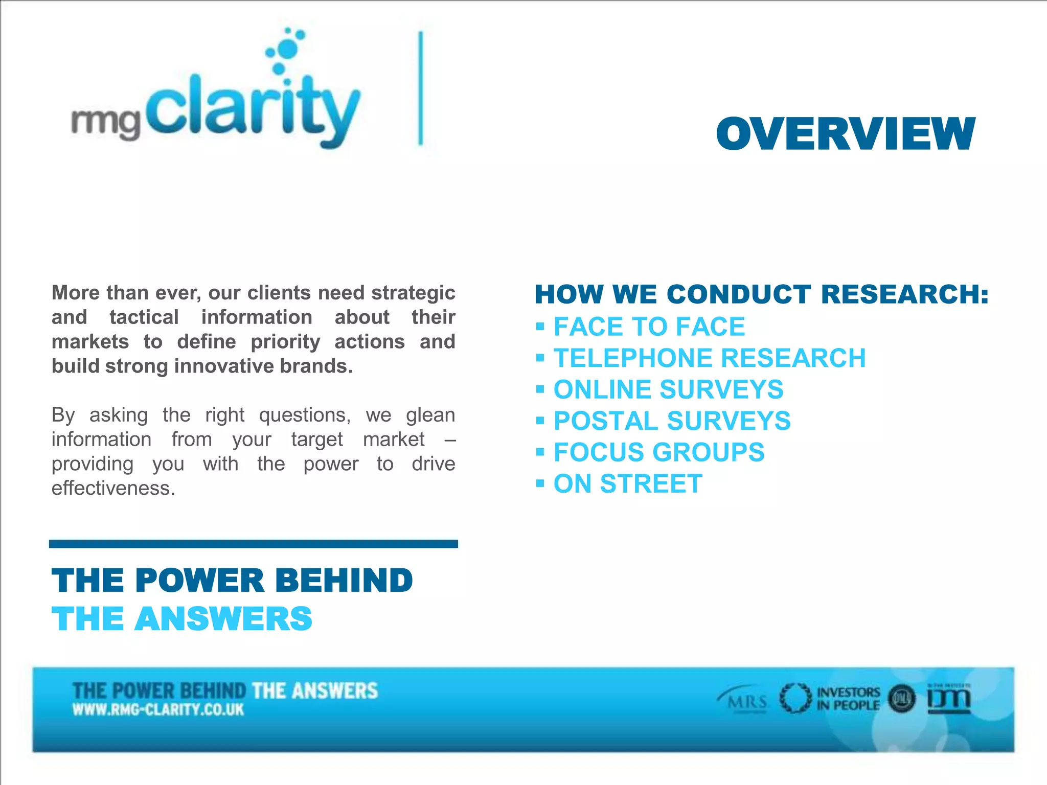 RMG Group Overview | PPTX