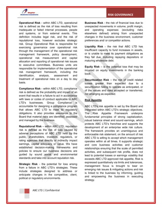 Risk Management Governance | PDF