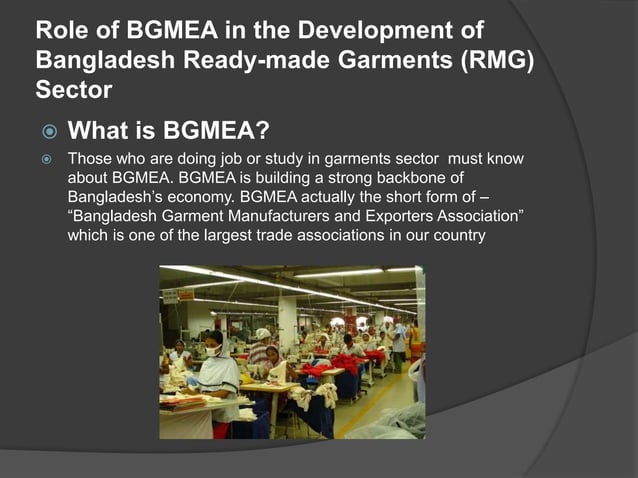 RMG Sectors In bangladesh | PPTX