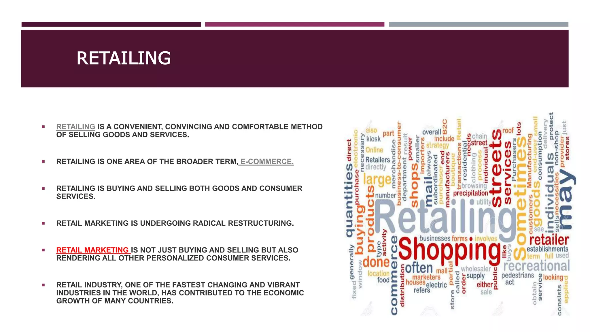 PERSONAL SELLING IN RETAILING | PPTX
