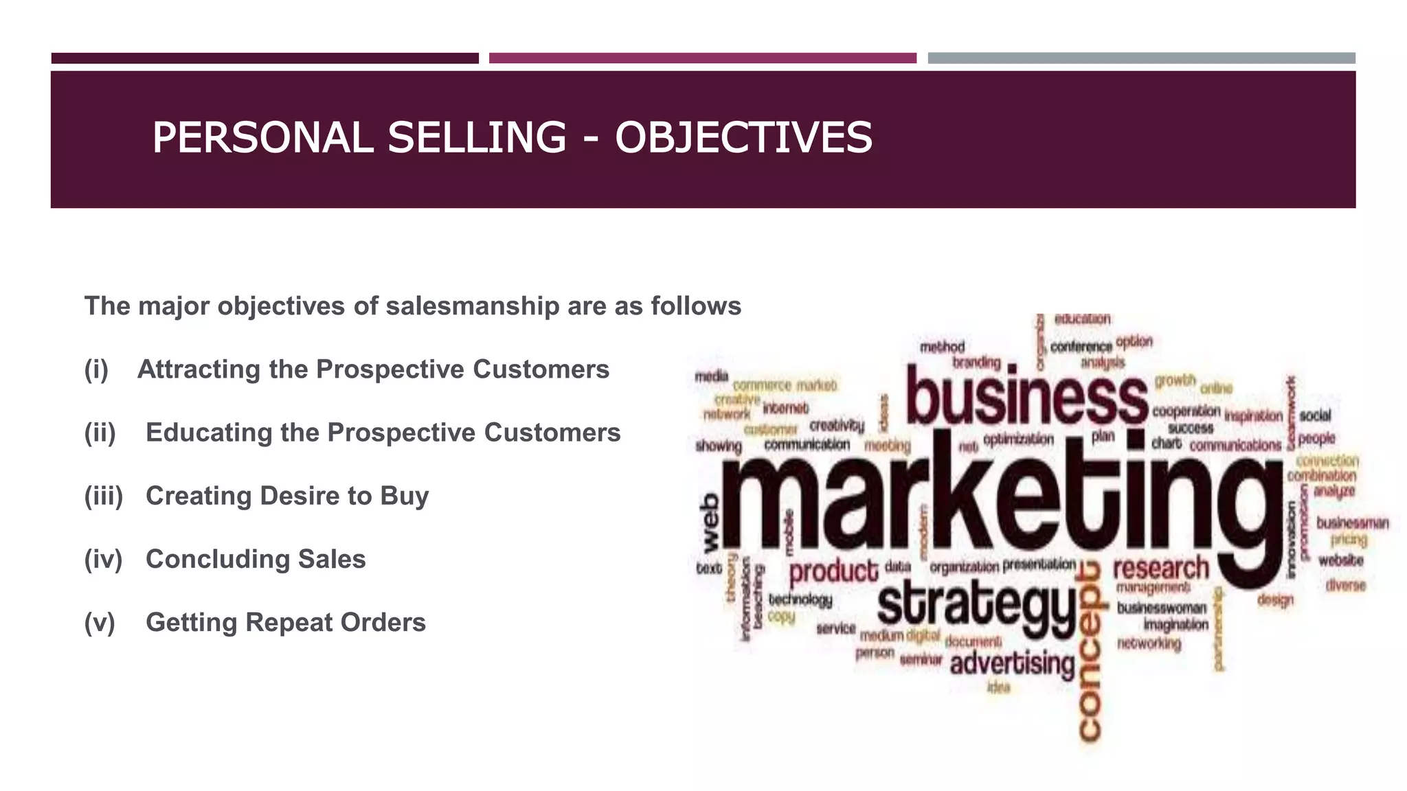 PERSONAL SELLING IN RETAILING | PPTX