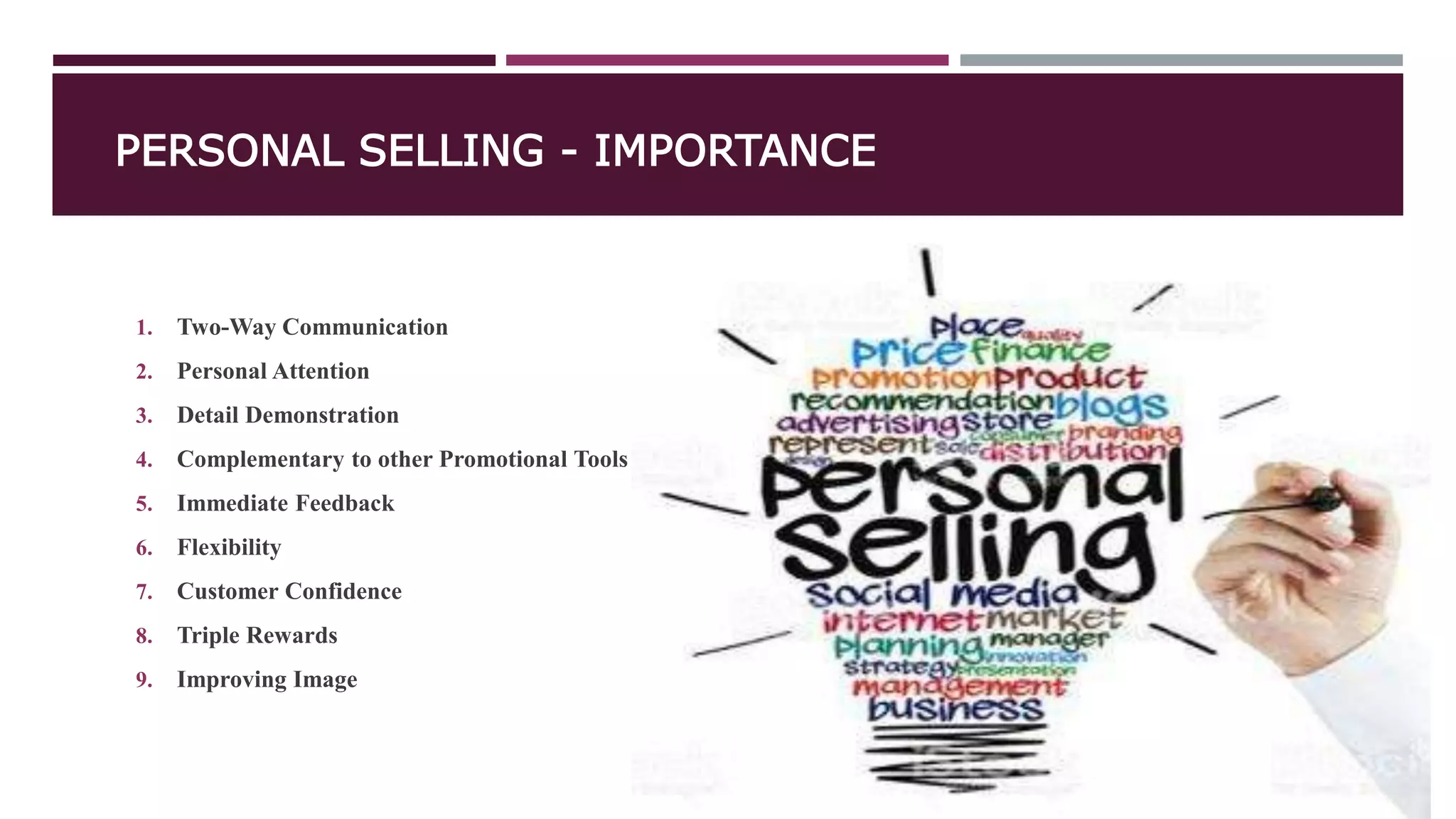 PERSONAL SELLING IN RETAILING | PPTX