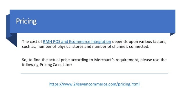 Retail Management Hero (RMH) POS and eCommerce Integration | PDF