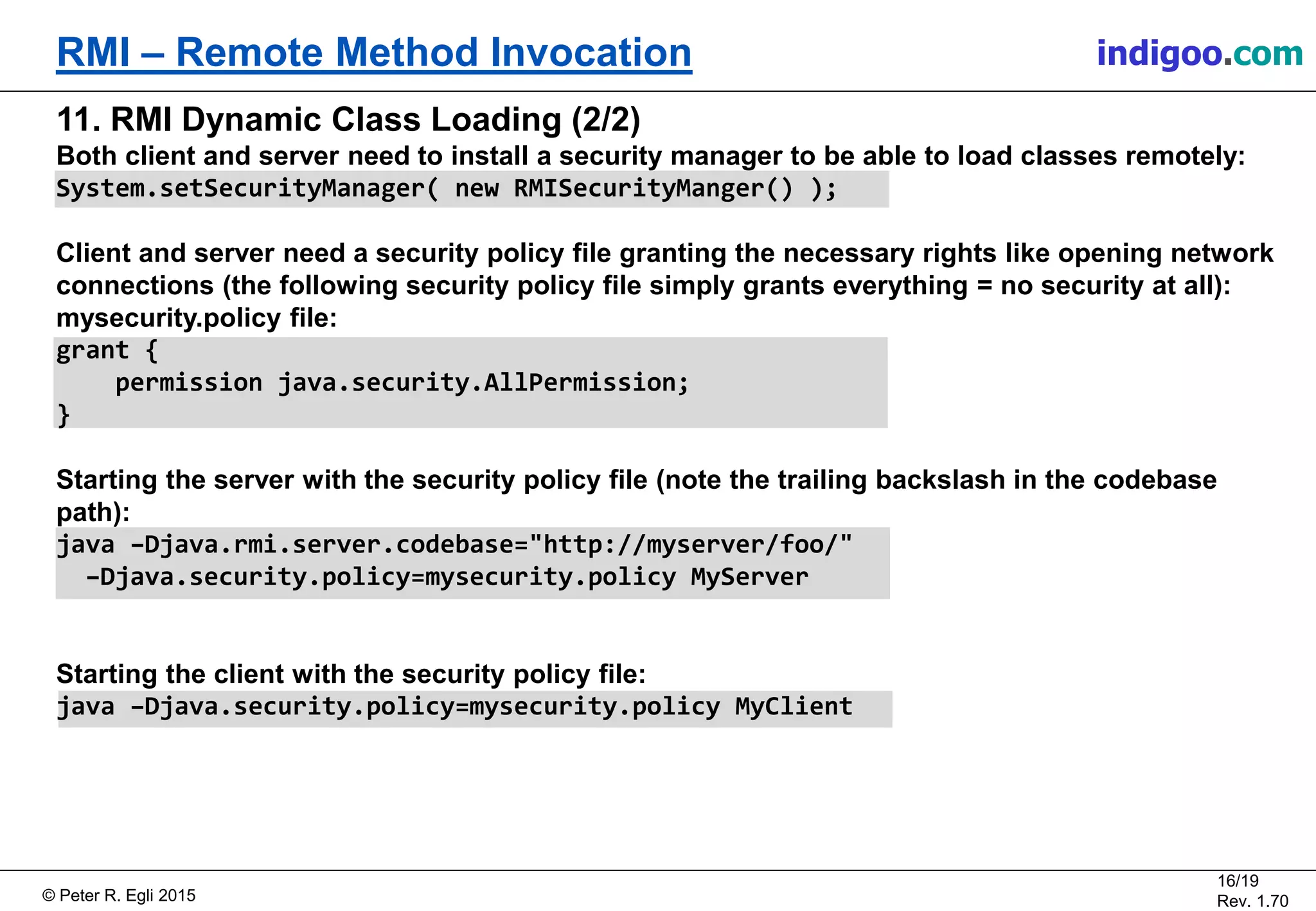 Remote Method Invocation (RMI) | PDF
