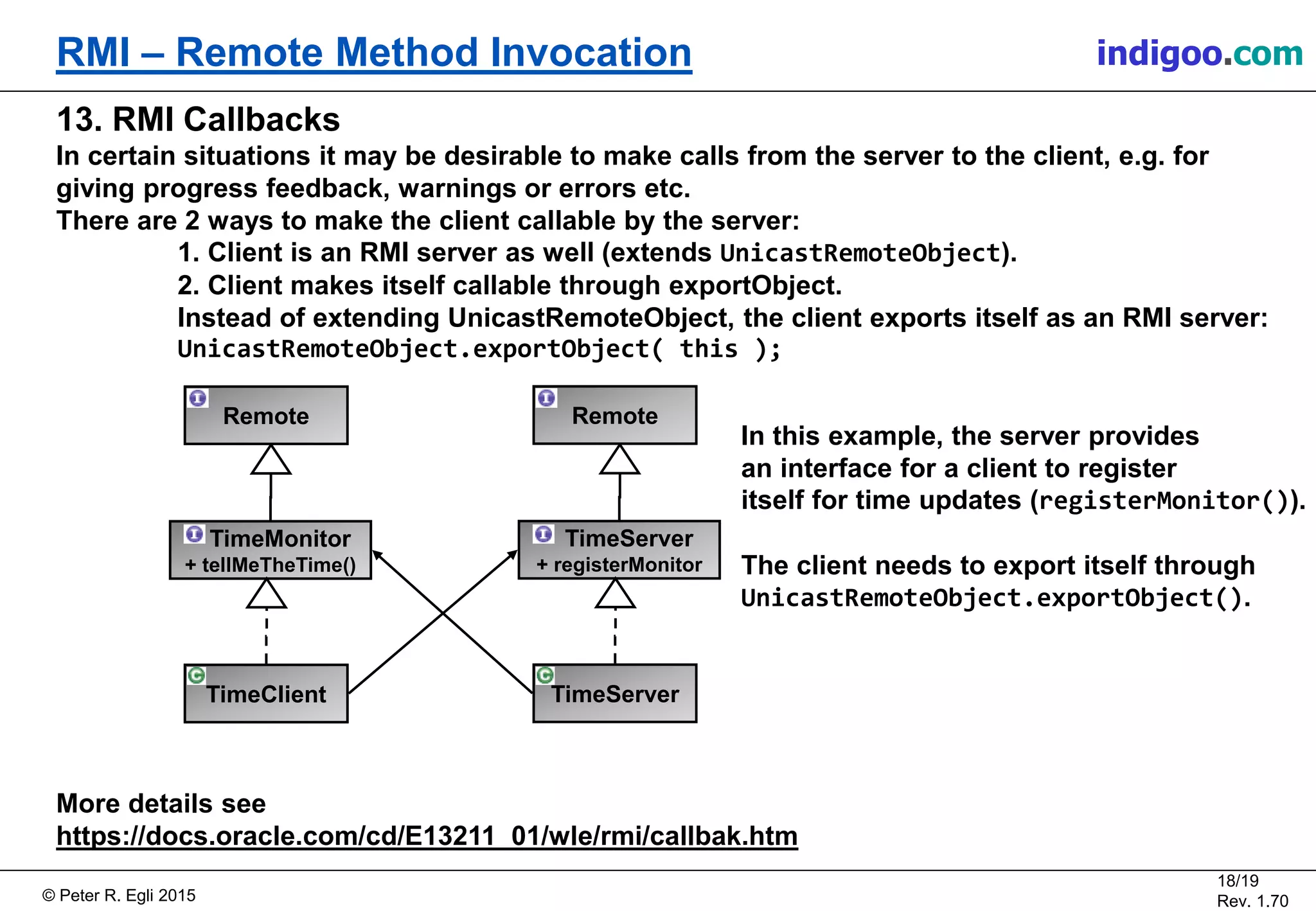 Remote Method Invocation (RMI) | PDF