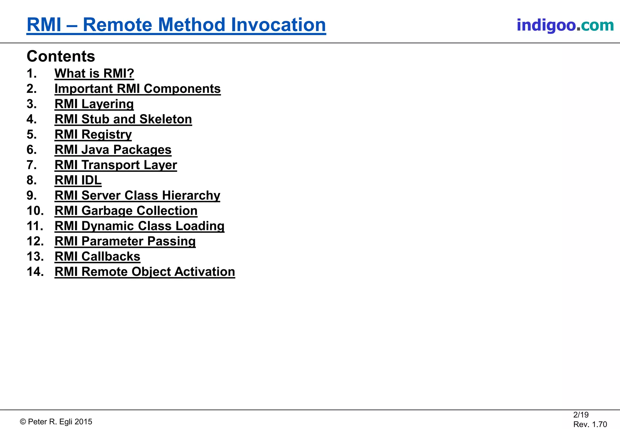 Remote Method Invocation (RMI) | PDF
