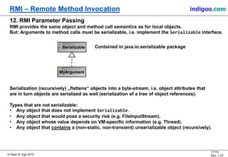 Remote Method Invocation (RMI) | PDF