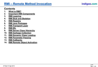 Remote Method Invocation (RMI) | PDF