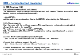 Remote Method Invocation (RMI) | PDF