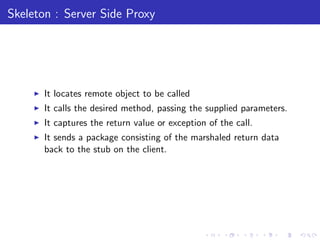 Remote Method Invocation | PDF