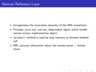 Remote Method Invocation | PDF