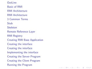 Remote Method Invocation | PDF
