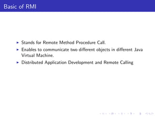 Remote Method Invocation | PDF