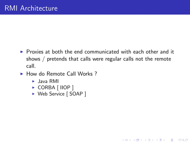 Remote Method Invocation | PDF