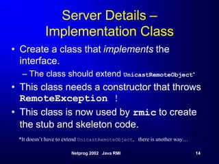 Remote Method Invocation | PPT