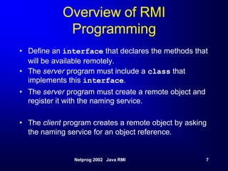 Remote Method Invocation | PPT