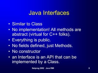 Remote Method Invocation | PPT