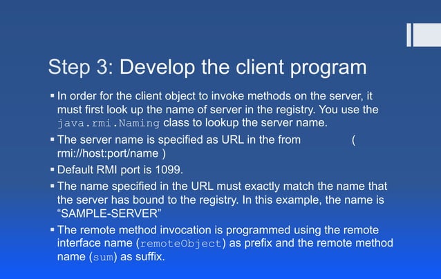 Remote Method Invocation in JAVA | PDF | Programming Languages | Computing