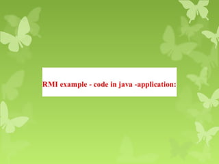 Remote method invocation | PPT