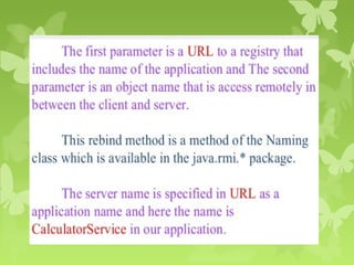 Remote method invocation | PPT
