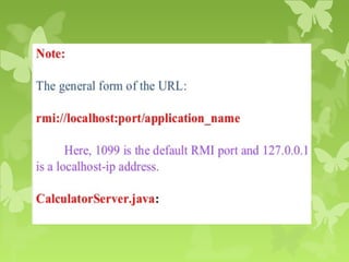 Remote method invocation | PPT