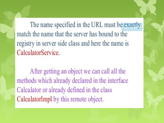 Remote method invocation | PPT