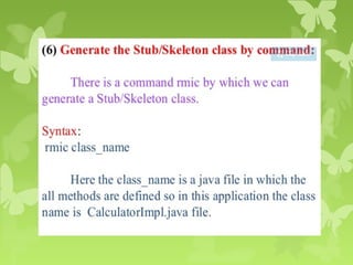 Remote method invocation | PPT