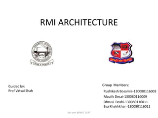 Rmi architecture | PPTX