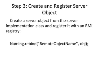 Rmi architecture | PPTX